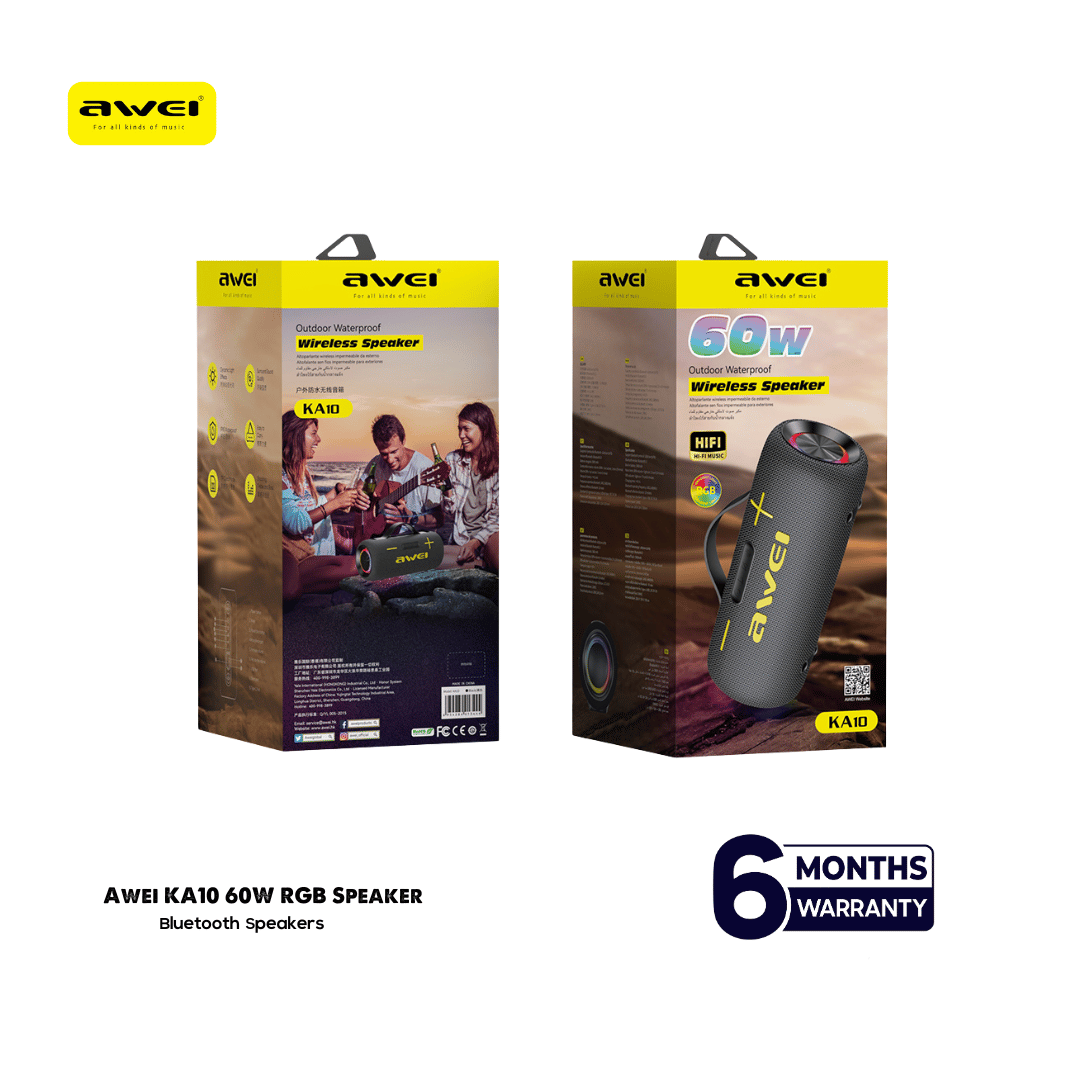 🤍💖 Awei KA10 60W Wireless RGB Outdoor Speaker 🤍💖 – STYLEX